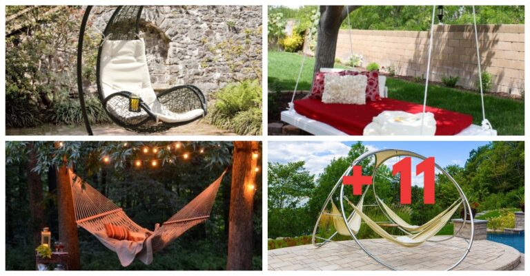 15 ideas de hamacas para jardín - JARDINES CASA