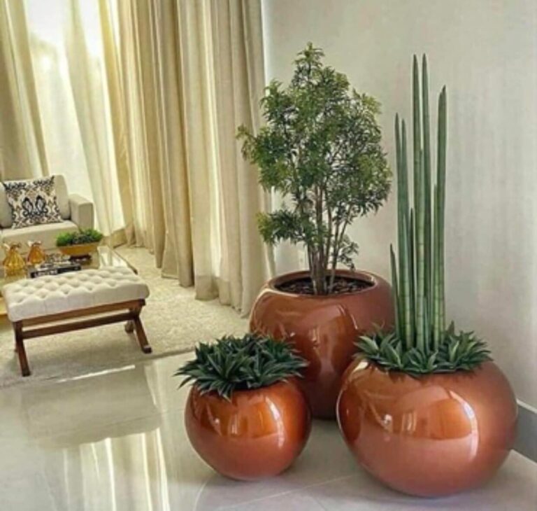 +30 Ideas de hermosos y elegantes maceteros para interiores - JARDINES CASA
