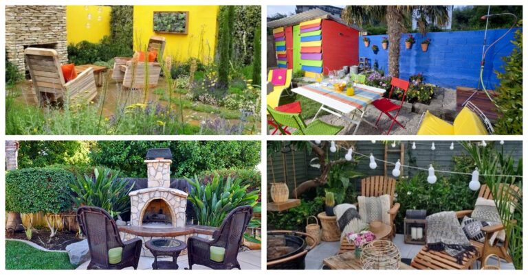 Patios Traseros: Diseño Creativo para un Espacio Único - JARDINES CASA